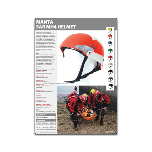 Manta SAR MH4 Helmet | NDiver Military