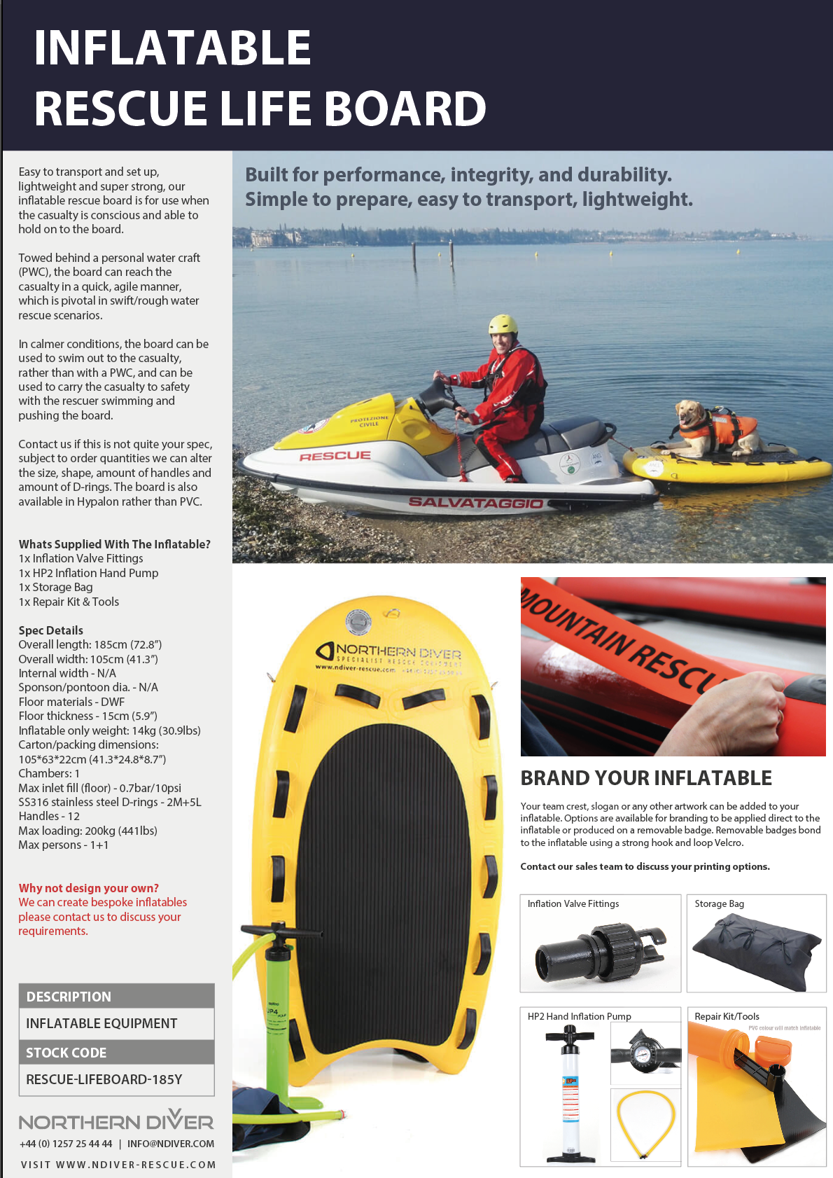 Inflatable Rescue Life Board V2 | Inflatable Life Board for Sale ...