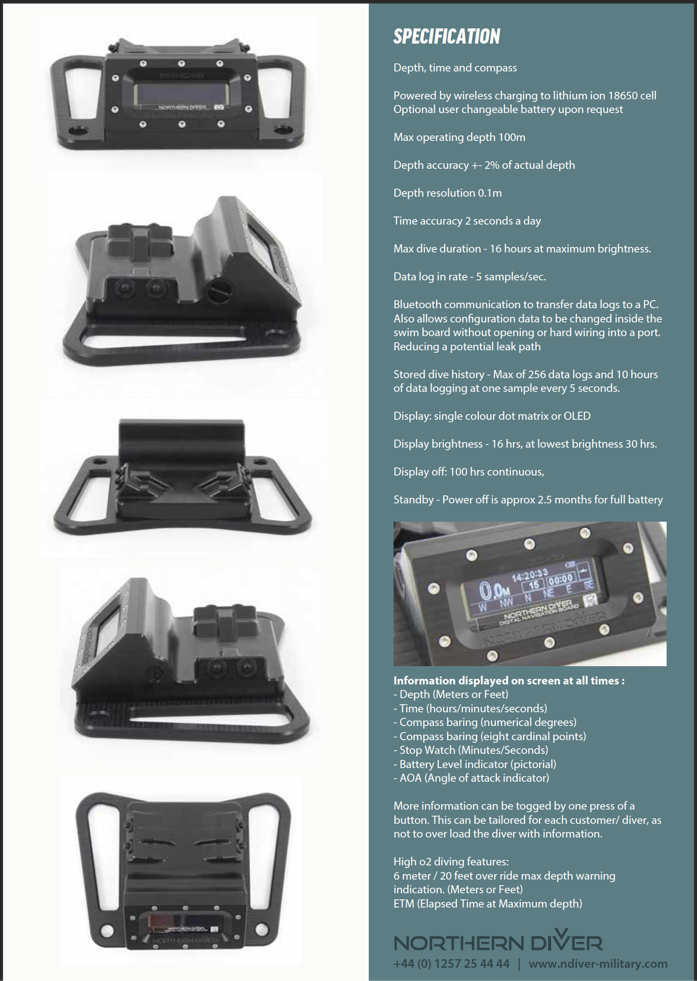 Digital Tactical Swim Board | NDiver Military